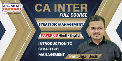 CA Inter, Paper 6B - Strategic Management - Introduction to Strategic ...