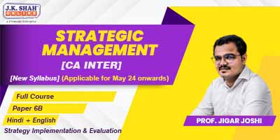 CA Inter, Paper 6B - Strategic Management - Strategy Implementation and ...
