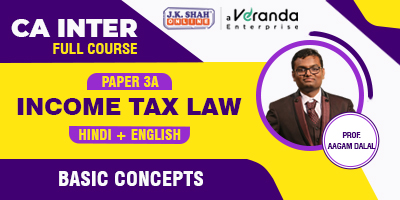 CA Inter, Paper 3A - Income Tax Law - Basic Concepts - Prof. Aagam ...