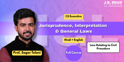 CS Executive, Paper 1 - JIGL - Civil Procedure Code, 1908 - Prof. Sagar ...