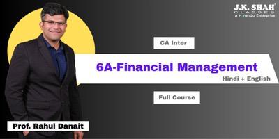 CA Inter, Paper 6A - Financial Management - Prof. Rahul Danait | JK ...