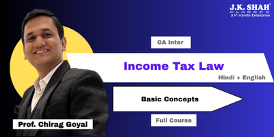 CA Inter, Paper 3A - Income Tax Law - Basic Concepts - Prof. Chirag ...